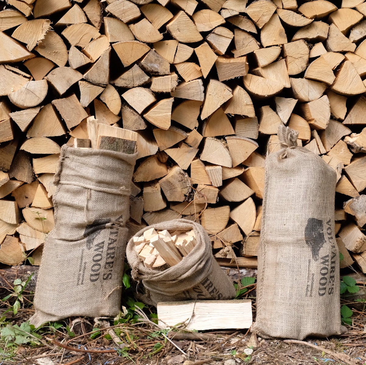 Full Cubic Meter Fully Seasoned Hardwood Ash Logs | Voltaire's Wood